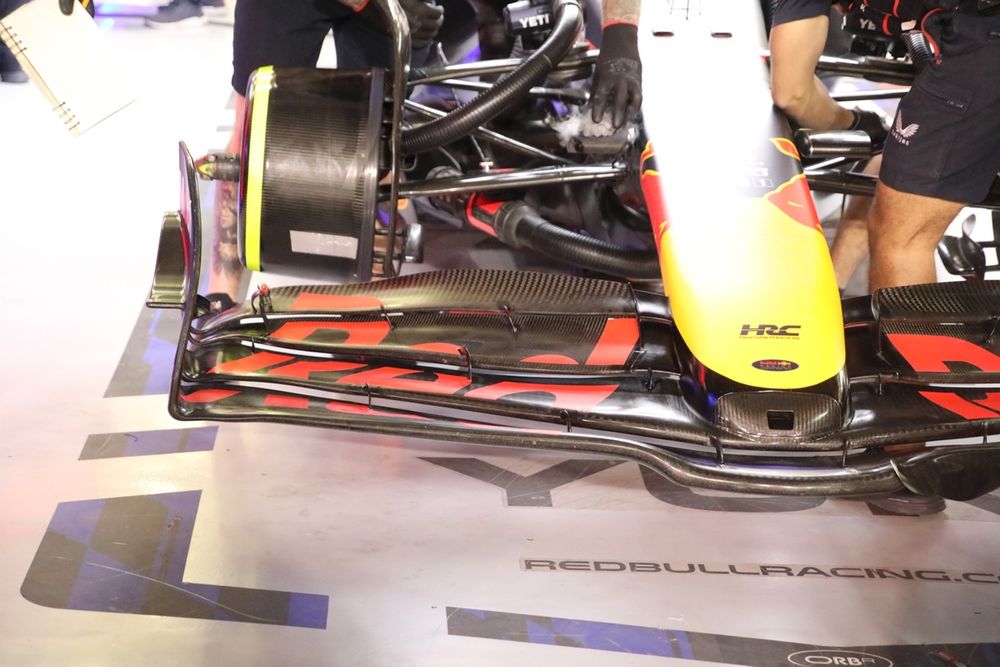 F1 | Red Bull: in Bahrain la RB21 cura la fame d'aria con grandi branchie