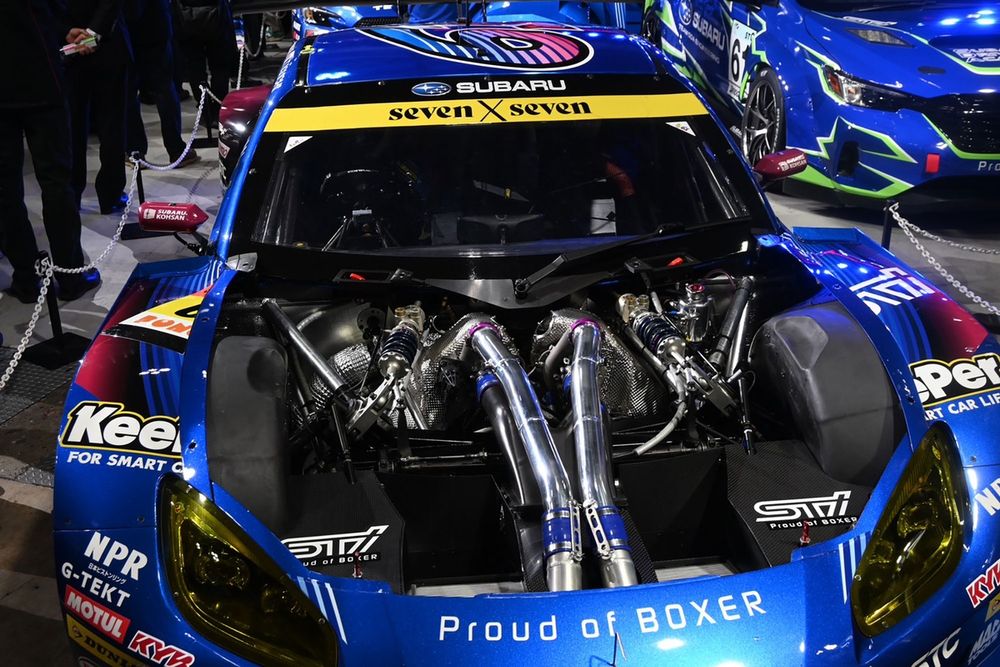 スバルが2026年GT300参戦体制を発表。名機EJ20に代わる新エンジンはEG33型水平対向6気筒エンジンに