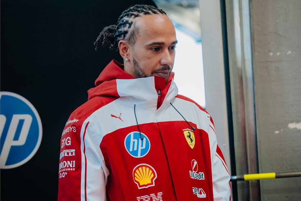Lewis Hamilton recaps Ferrari’s “very challenging” 121-lap day at ...