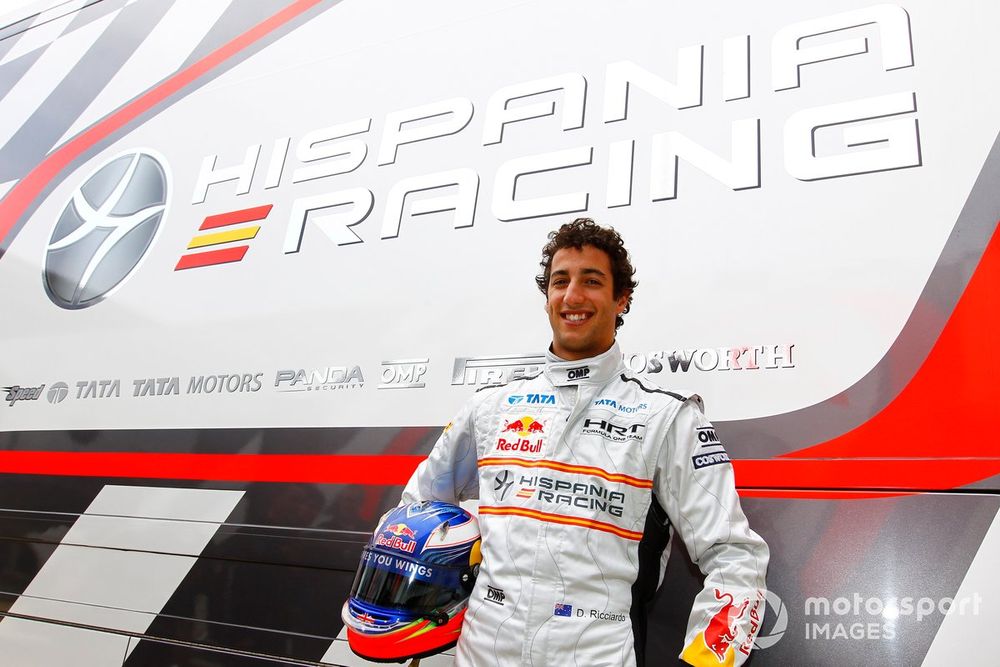 De eerste F1-race van Daniel Ricciardo